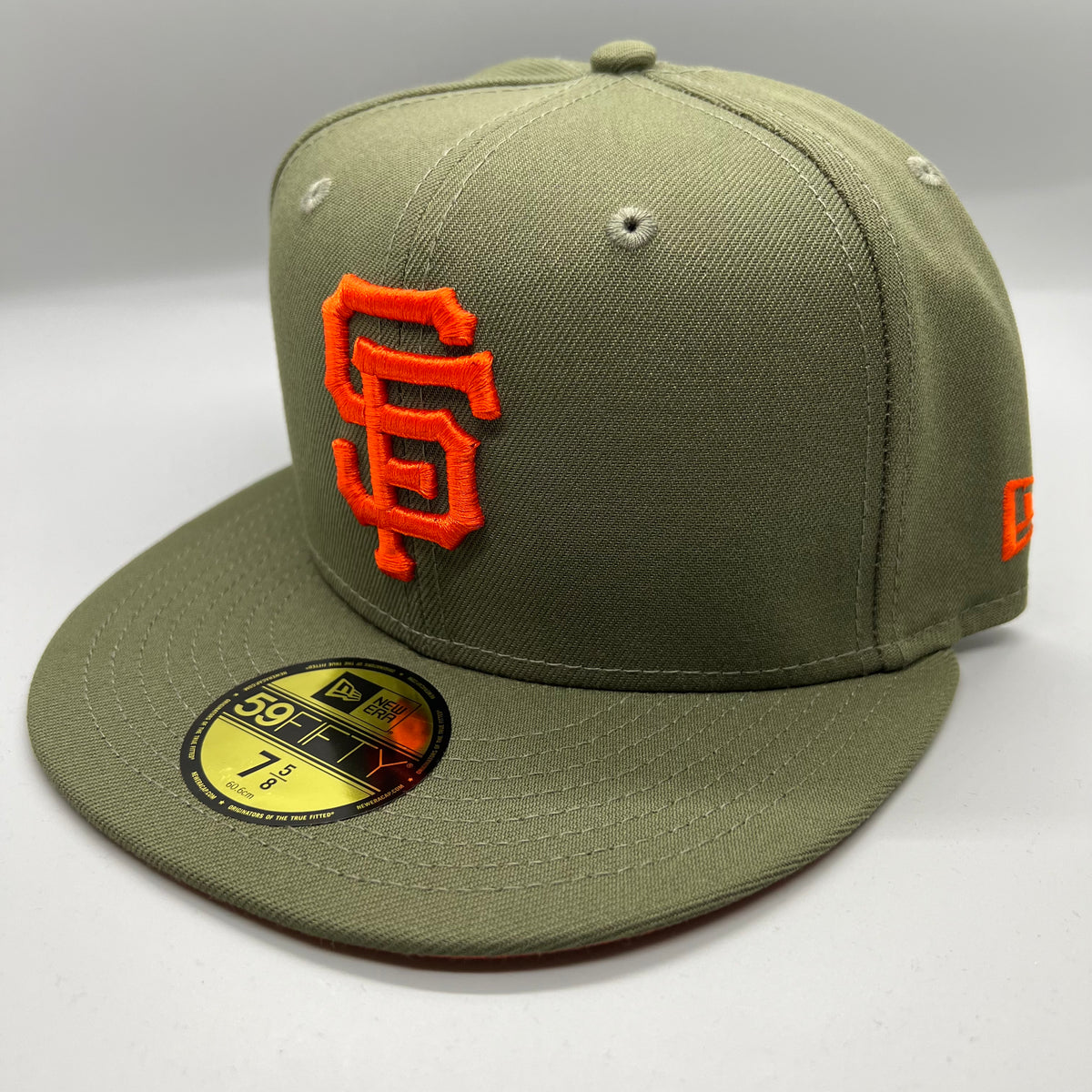 SF Giants (Lt Olive/Orange) NE Fitted w/ ‘07 ASG Side Patch – Goodfellas SF