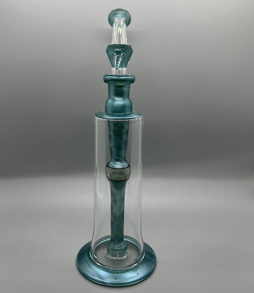Shamby Glass Custom 11” Satin Bubbler w/Retti (Neptunium) – Goodfellas SF