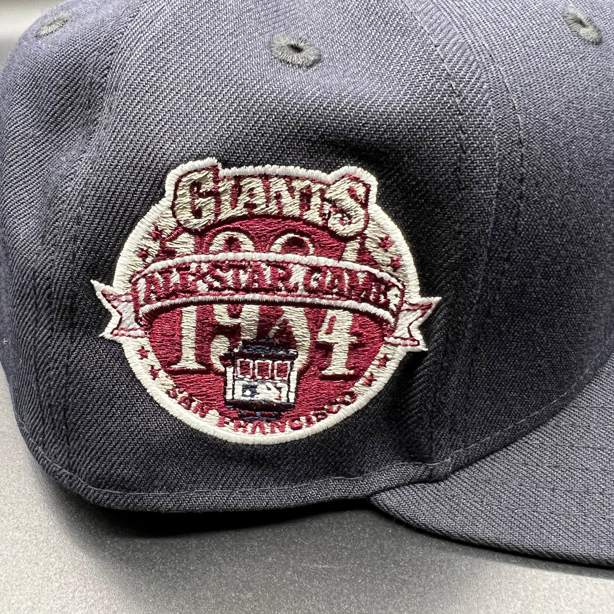 SF Giants NE Fitted (Navy/Maroon) w/‘84 ASG Side Patch – Goodfellas SF